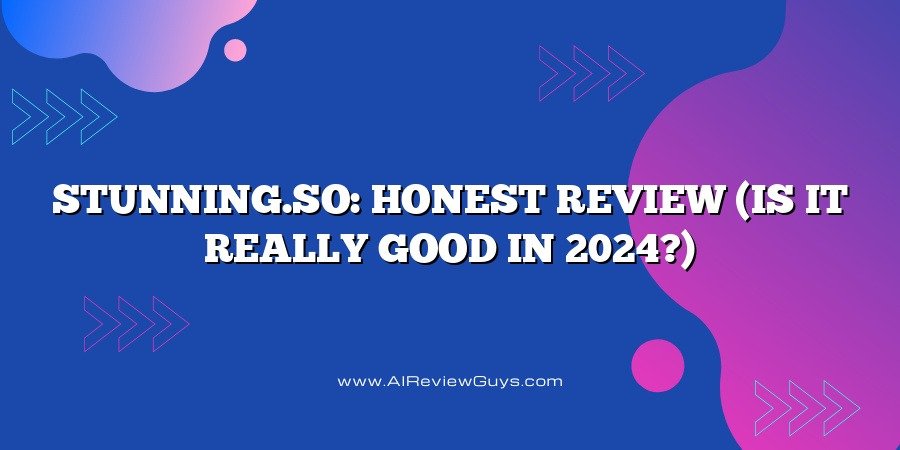 Stunning.so: Honest Review (Is it good for creating websites?) | AI ...